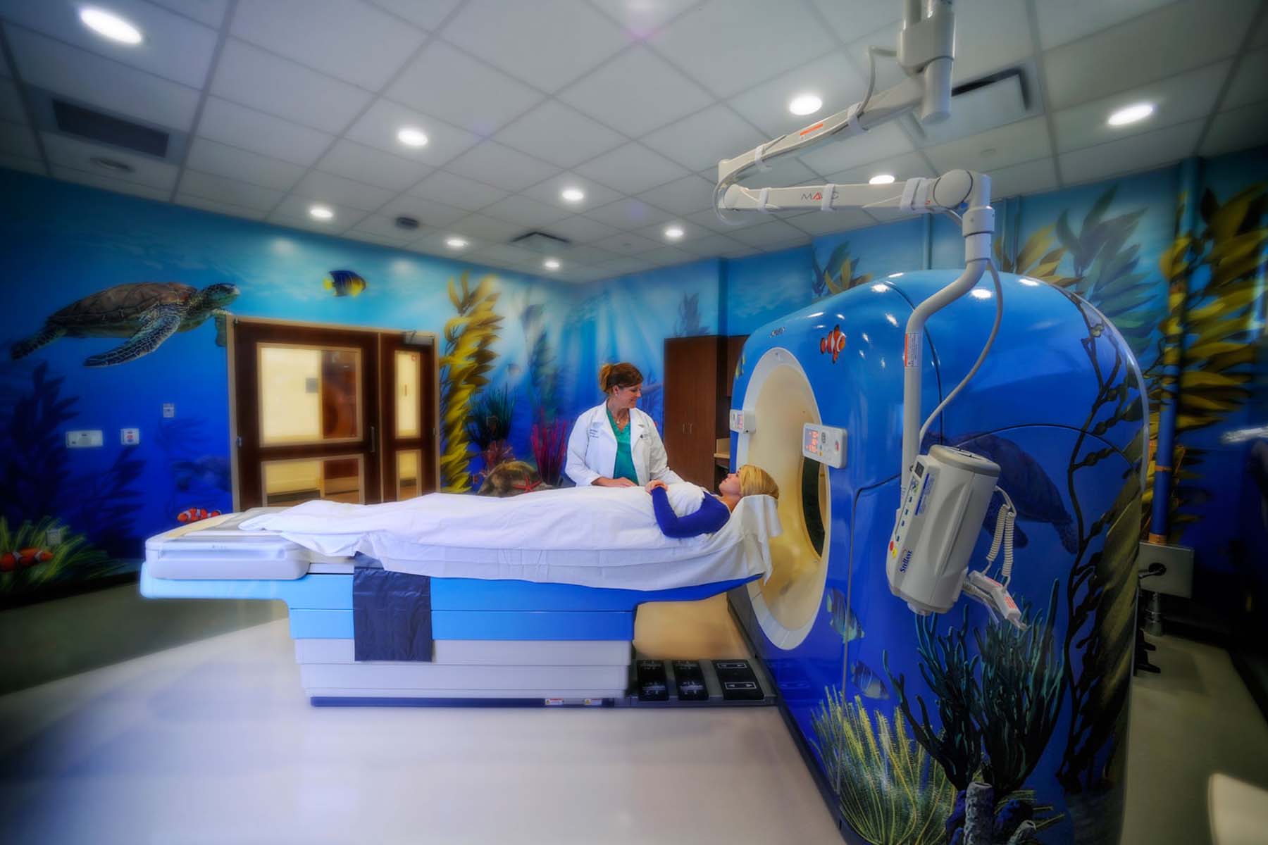 Creative Patient Experience Healthcare MR CT Room Design by DTI