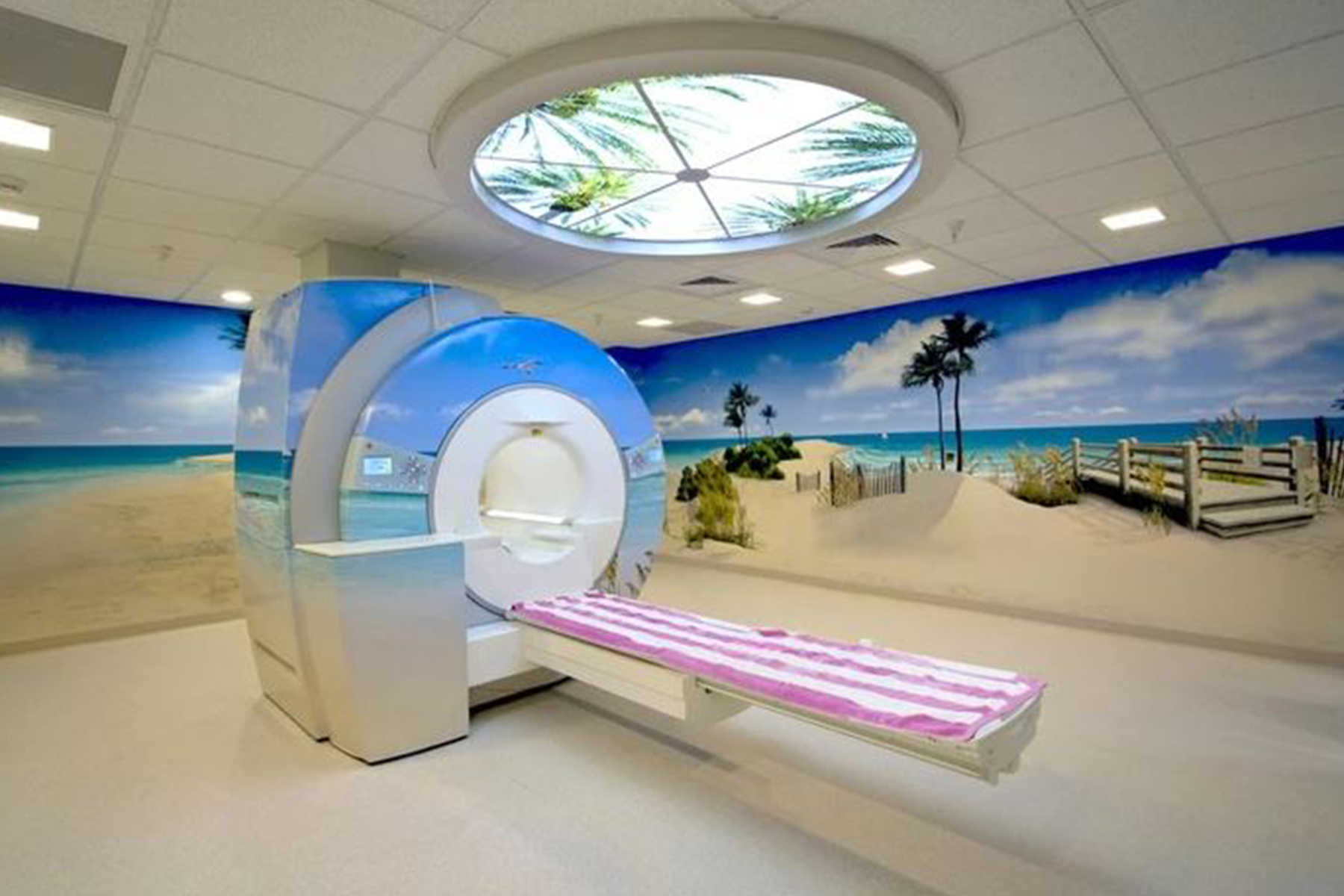 Creative Patient Experience Healthcare MR CT Room Design by DTI